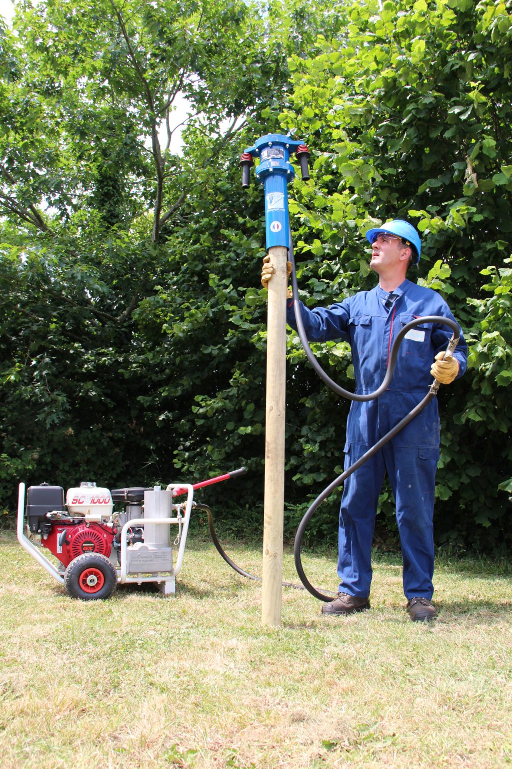 Enfonce-pieux pneumatiques– Matériel Pajot